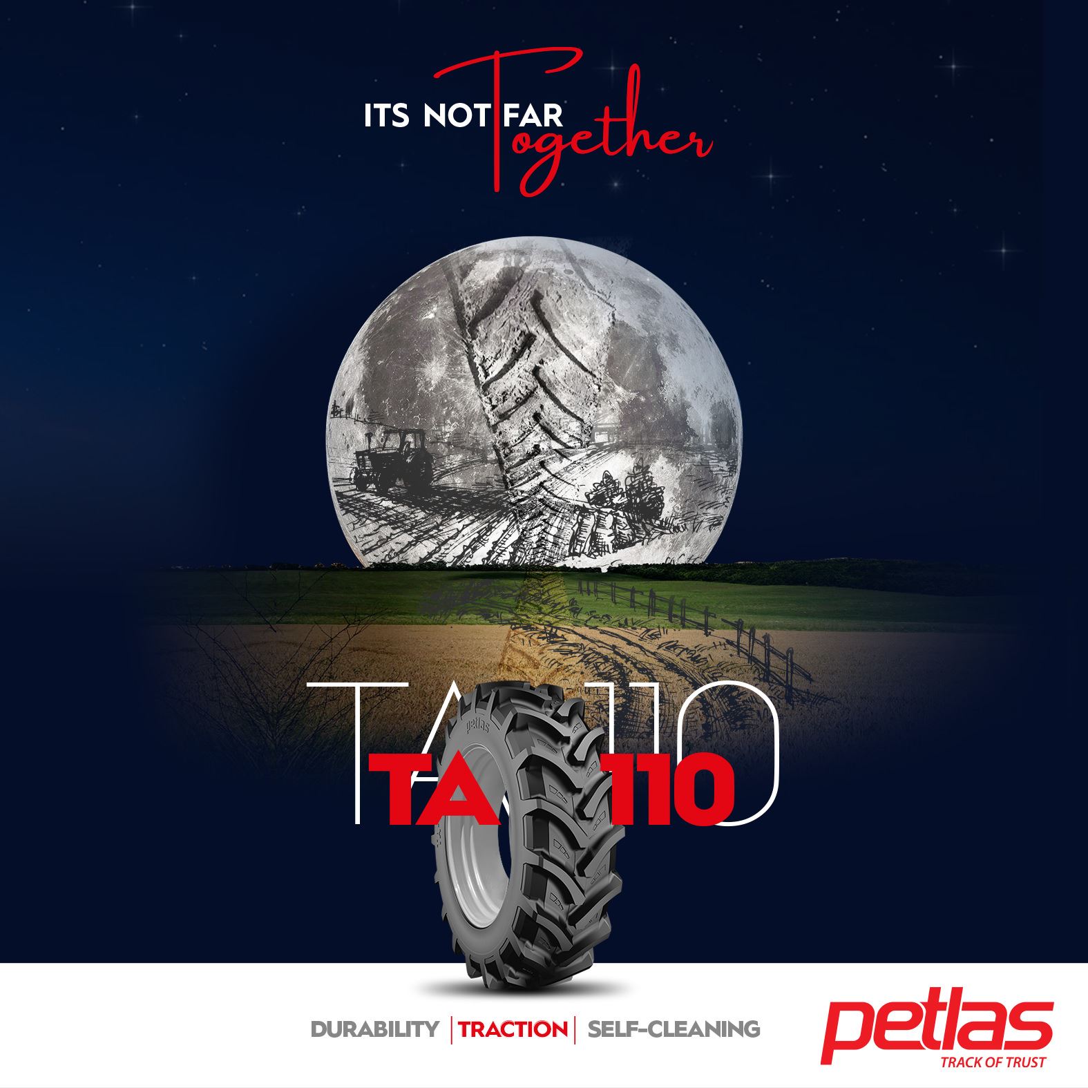 TA110 Tractor Radial | AGR Tires | Petlas Truck Of Trust