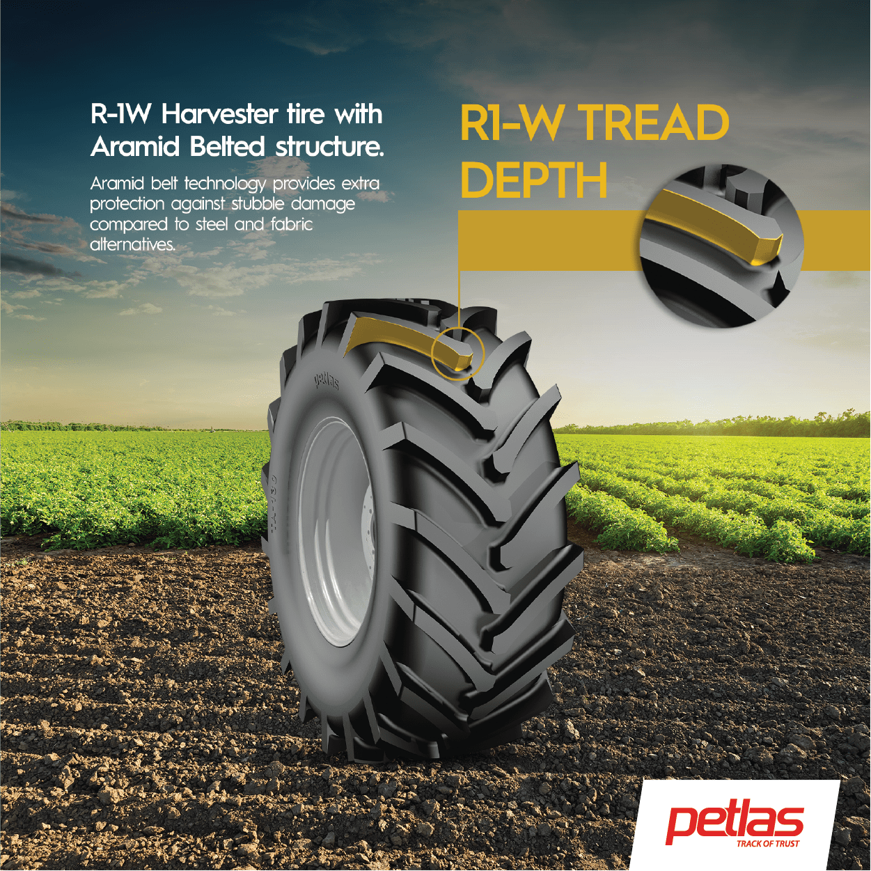 TA130 | AGR Tires | Tractor | Petlas Truck Of Trust