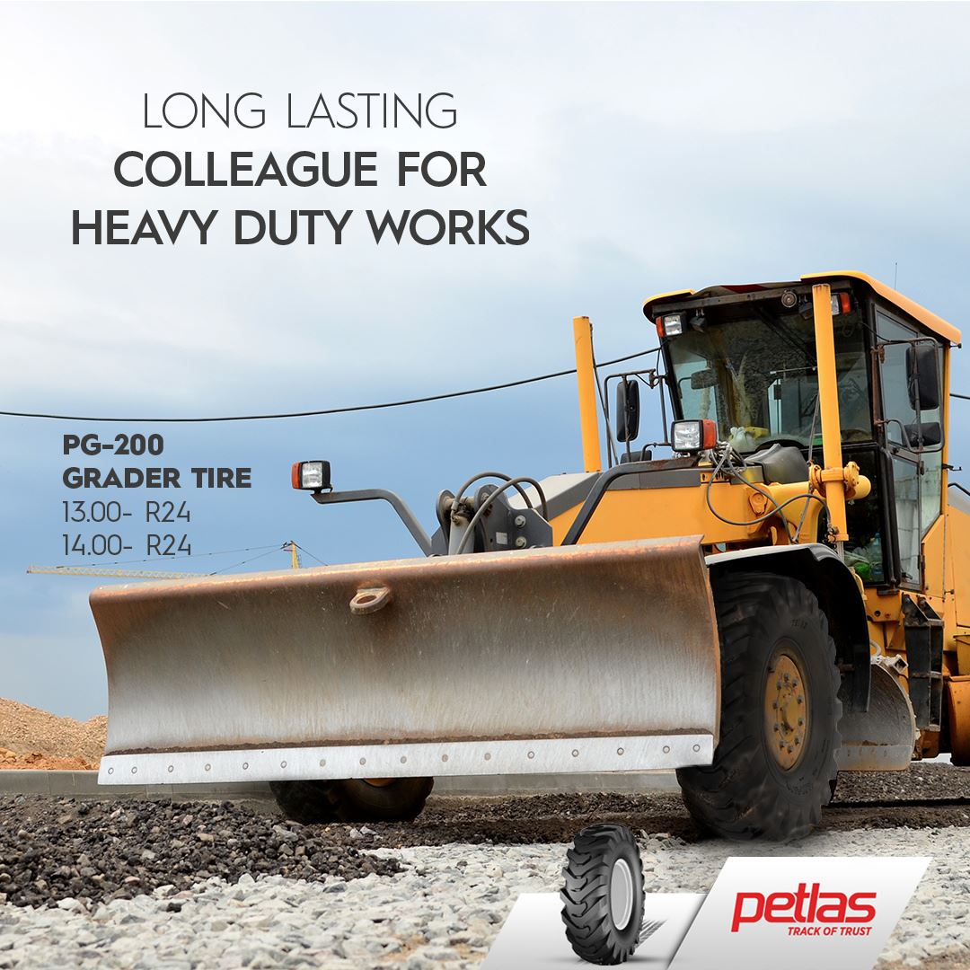 Grader Tyres | PG200 | OTR Tires | Petlas Truck Of Trust